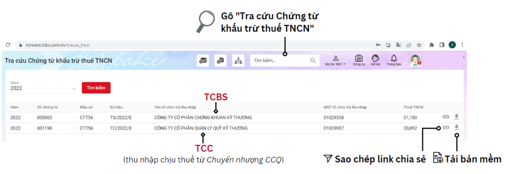 Sử dụng tính năng TCInvest | Trung tâm hỗ trợ - TCBS