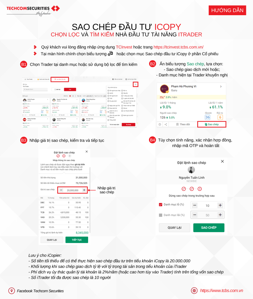 Hướng dẫn sao chép đầu tư iCopy cơ sở | Trung tâm hỗ trợ - TCBS